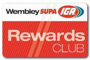 Rewards Club – Wembley SUPA IGA